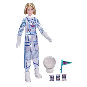 barbie 0887961921328 gtw30-space discovery astronaut doll, mixed