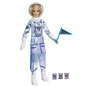 Barbie 0887961921328 GTW30-Space Discovery Astronaut Doll, Mixed