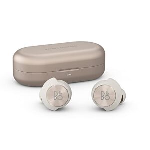 bang & olufsen beoplay eq - active noise cancelling wireless in-ear earphones with 6 microphones, up to 20 hours of playtime, sand