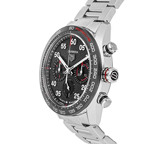 Tag Heuer Carrera Porsche Special Edition Chronograph Automatic Grey Dial Mens Watch CBN2A1F.BA0643