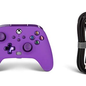 PowerA Enhanced Wired Controller for Xbox Series X|S - Royal Purple