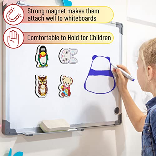 Mr. Pen - Whiteboard Eraser for Kids, Cute Dry Erase Erasers, 6 Pack, Magnetic Eraser for Dry-Erase Boards, Whiteboard Erasers for Classroom, Dry Erase Eraser, Dry Eraser Magnetic