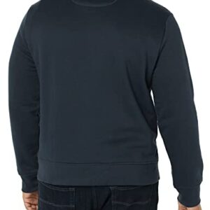 Amazon Essentials Men's Long-sleeve Quarter-zip Fleece Sweatshirt, Navy, Large