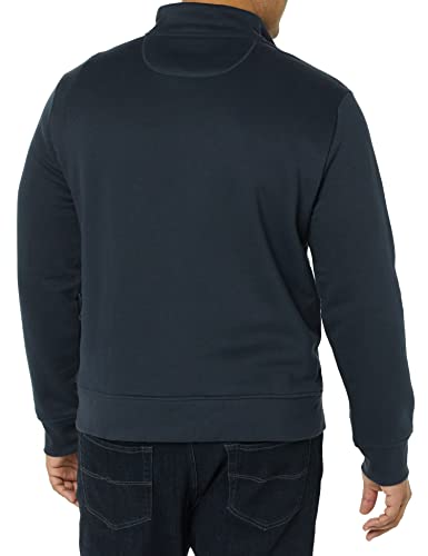 Amazon Essentials Men's Long-sleeve Quarter-zip Fleece Sweatshirt, Navy, Large