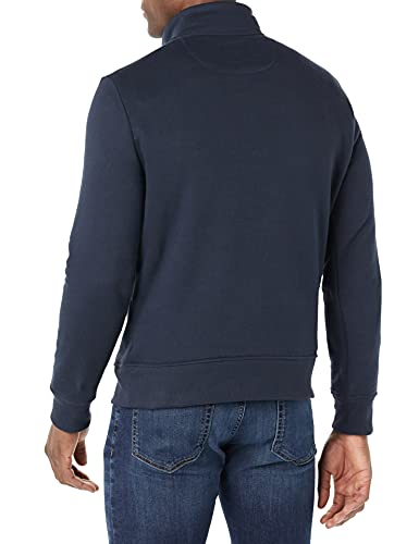 Amazon Essentials Men's Long-sleeve Quarter-zip Fleece Sweatshirt, Navy, Large