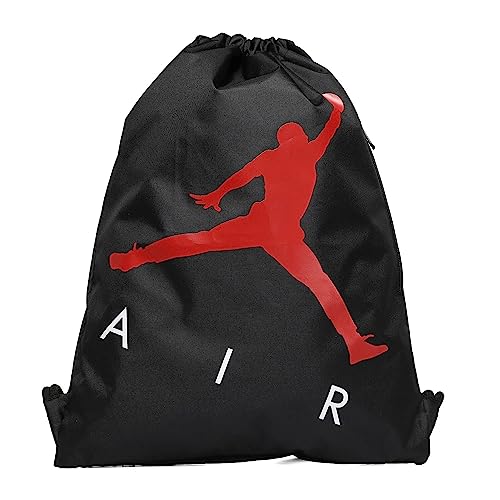 Jordan Boy's Air Drawstring Gym Sack (Big Kid) Black One Size