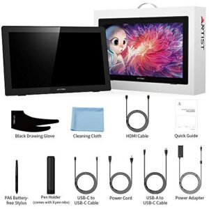 Drawing Tablet with Screen XPPen Artist 22 2nd Computer Graphics Tablet 122% sRGB with 8192 Levels Tilt Function Battery-Free Stylus, 21.5inch Pen Display Compatible with Windows, Mac, Linux