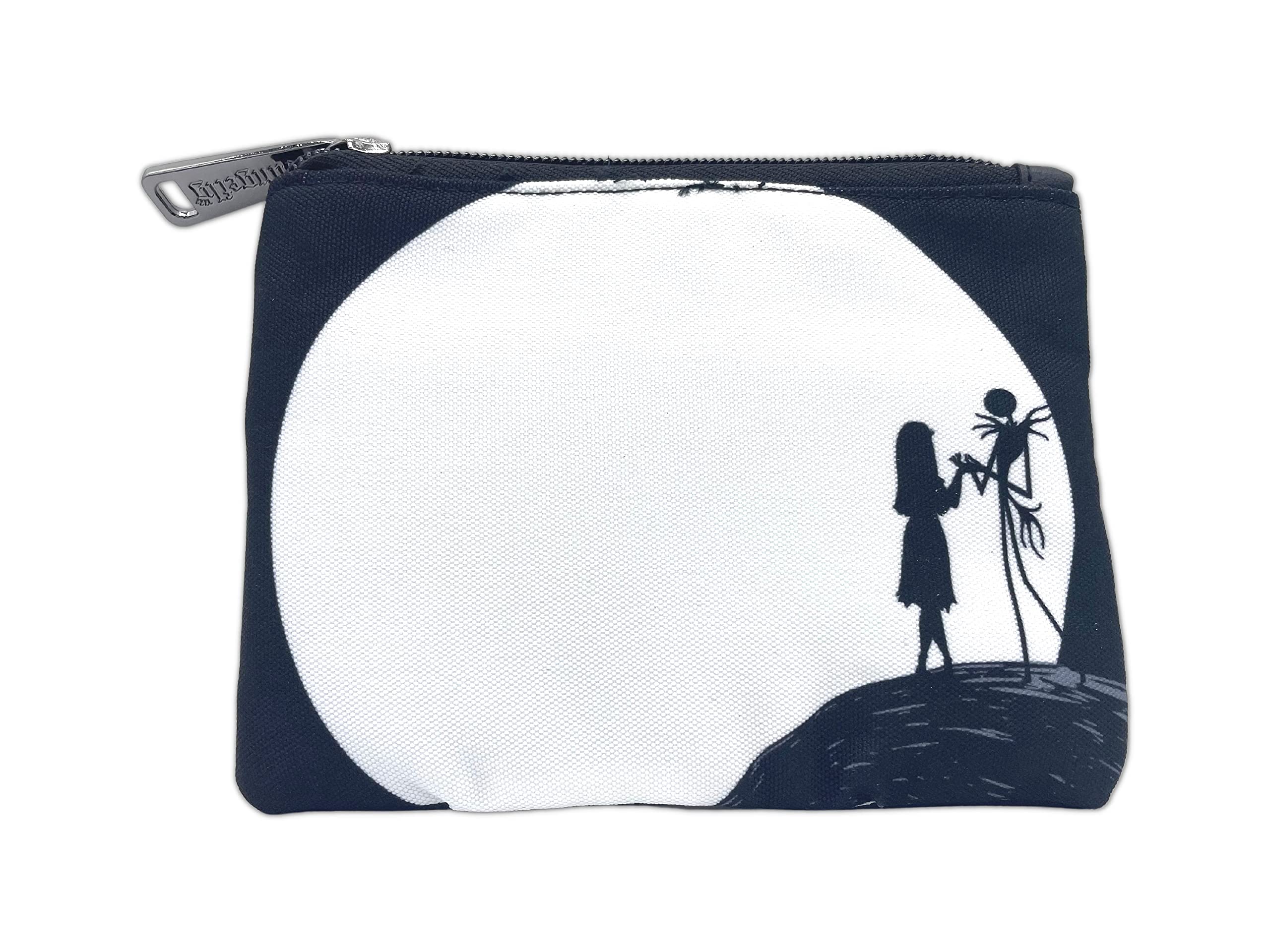 Loungefly Nightmare Before Christmas Jack and Sally Moon Cosmetic Pouch