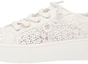 Roxy Women's Sheilahh Slip On Platform Sneaker Shoe, ASH/White, 9