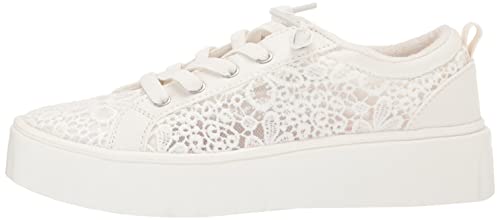 Roxy Women's Sheilahh Slip On Platform Sneaker Shoe, ASH/White, 9