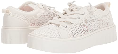 Roxy Women's Sheilahh Slip On Platform Sneaker Shoe, ASH/White, 9