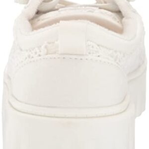 Roxy Women's Sheilahh Slip On Platform Sneaker Shoe, ASH/White, 9