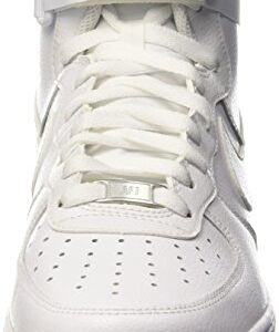 Nike Men's Air Force 1 High '07 Basketball Shoe, White/White, 9