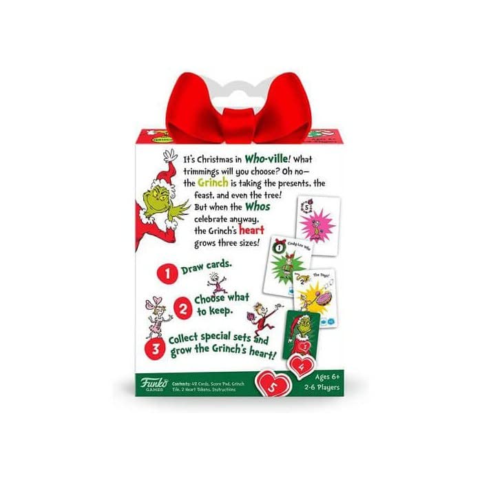 Funko Pop! Dr. Seuss - Grinch Grow Your Heart Card Game