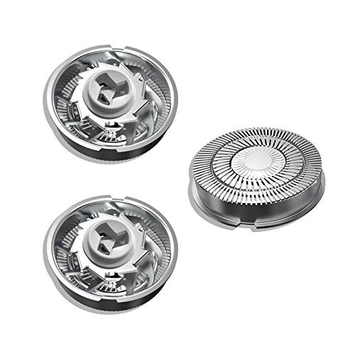 Replacement heads for electric shavers,Waterproof Replacement Blades for Mens Shaver,3-Pack