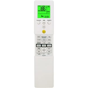 replacement for fujitsu air conditioner remote control ar-rem1u arrem1u asu9rls3y asu12rls3y asu15rls3y asu30rle, asug09lzas asug12lzas asug15lzas display in both fahrenheit and celsius