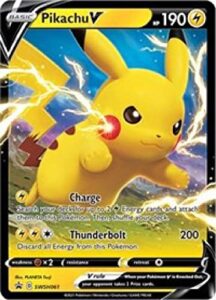 pokemon sword & shield promo ultra rare pikachu v swsh061