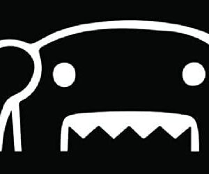 MAF - Domo Peeking Monster Vinyl Decal -5.75 IN VINYL DECAL STICKER FOR CARS LAPTOPS WALLS WINDOWS TOOLBOX GIFT