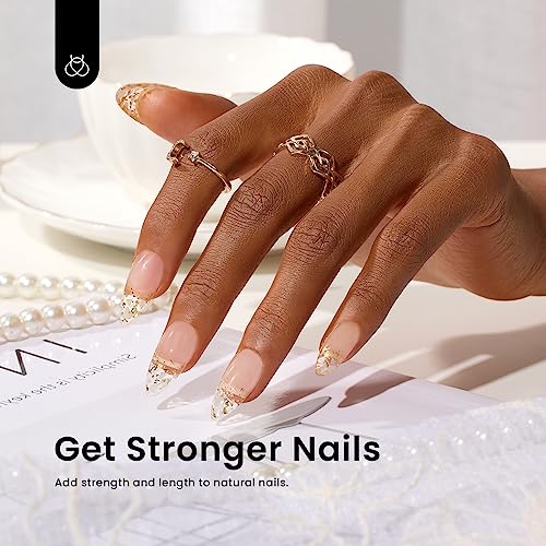 Beetles Gel Nail Polish Builder Nail Gel 7 in 1 Builder Strengthener Gel Clear Builder Nail Gel Color Hard Gel Builder Extension Nail Gel for Holiday Nails Gel Polish Nail Art Design Nail for Women