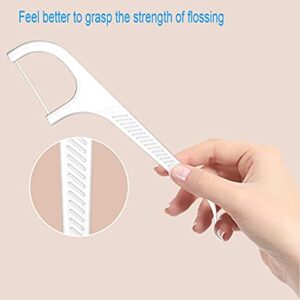 Travel Dental Floss Picks,Refill Bagged Floss Sticks,Holy Rose High Toughness Adults Flosser Toothpick,300 Count Professional Clean Flossers for Teeth Hygiene, Oral Care and Health.