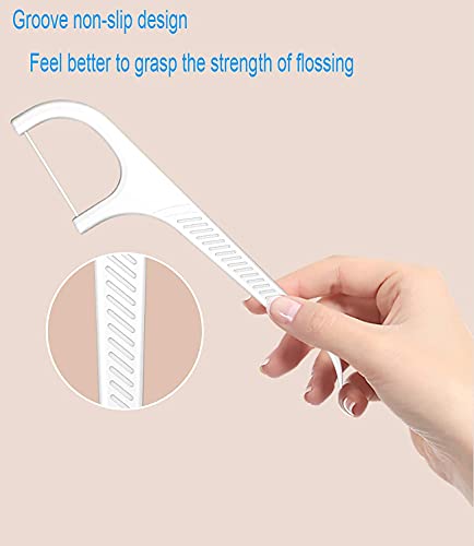 Travel Dental Floss Picks,Refill Bagged Floss Sticks,Holy Rose High Toughness Adults Flosser Toothpick,300 Count Professional Clean Flossers for Teeth Hygiene, Oral Care and Health.