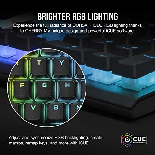 Corsair K60 RGB Pro SE Mechanical Gaming Keyboard - CHERRY Mechanical Keyswitches - Durable Aluminum Frame - Customizable Per-Key RGB Backlighting (Renewed)