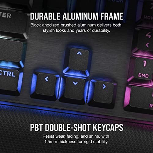 Corsair K60 RGB Pro SE Mechanical Gaming Keyboard - CHERRY Mechanical Keyswitches - Durable Aluminum Frame - Customizable Per-Key RGB Backlighting (Renewed)