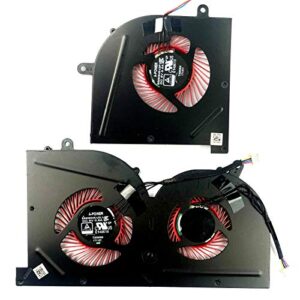 bestparts cpu + gpu cooling fan for msi gs63 gs63vr 6rf 6rf-001us 7rf 7rf-212uk gs73 gs73vr 6rf 6rf-005ca 7rf 7re-004cn 7rg 7rg-026ru 7rg-039nl ms-16k2 ms-17b ms-17b1 bs5005hs-u2f1 bs5005hs-u2l1