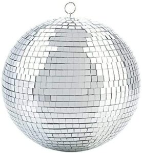 alytimes disco ball -6-inch cool and fun silver hanging party disco ball –big party decorations, party design (6 inch)