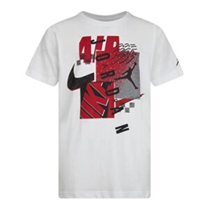 Jordan Boy's Post Up Tee (Big Kids) White LG (14-16 Big Kid)