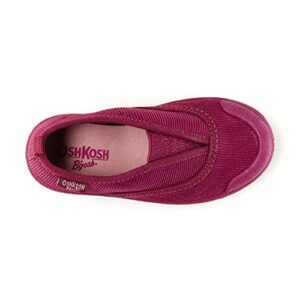 OshKosh B'Gosh Girls Lita Slip-On Shoe, Burgundy, 6 Toddler