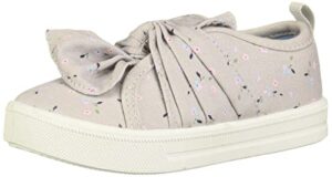 oshkosh b'gosh girls amie slip-on shoe, multi, 4 toddler