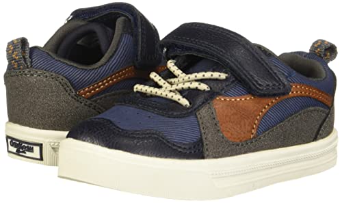 OshKosh B'Gosh Boy's Gareth Sneaker, Navy, 4 Toddler