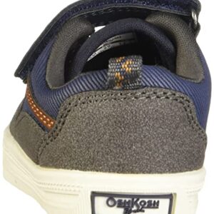 OshKosh B'Gosh Boy's Gareth Sneaker, Navy, 4 Toddler