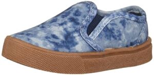 oshkosh b'gosh boy's qiano slip-on shoe, tiedye, 10 toddler