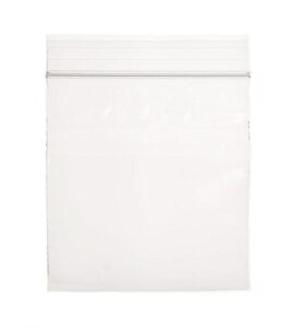 dazzling displays 100-pack 2 mil clear resealable poly bags (1.5 x 1.5 inch)