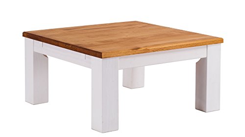 B.R.A.S.I.L.-Möbel TableChamp Dining Table Rio 70.9 x 35.4 Honey White Solid Wood Pine Oiled Farmhouse Extension Extendable Optional