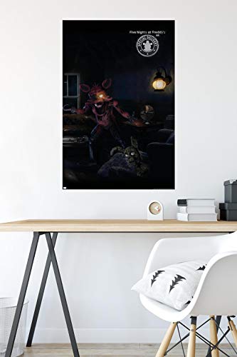 Trends International Five Nights at Freddy's: Special Delivery - Triptych 3 Wall Poster, 22.37" x 34.00", Premium Unframed Version