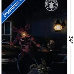 Trends International Five Nights at Freddy's: Special Delivery - Triptych 3 Wall Poster, 22.37" x 34.00", Premium Unframed Version