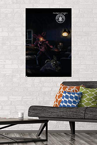 Trends International Five Nights at Freddy's: Special Delivery - Triptych 3 Wall Poster, 22.37" x 34.00", Premium Unframed Version