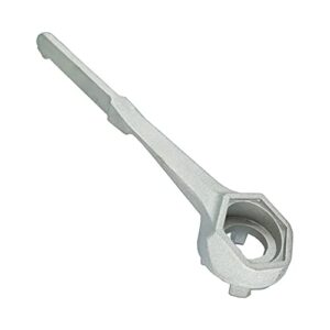 NACHEE Aluminum Drum Wrench, Drum Plug Bung Wrench for Opening 10 15 20 30 50 55 Gallon Drum, Fits 2 in and 3/4 in Bung Caps