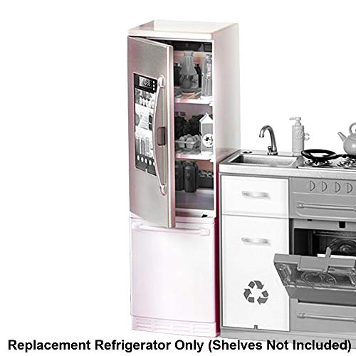 Replacement Parts for Barbie Dreamhouse Playset - FHY73 ~ Replacement Refrigerator ~ Door Really Opens ~ Shelves Not Included