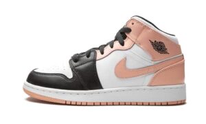 jordan mens air 1 mid gs 554725 133 arctic orange - size 6.5y