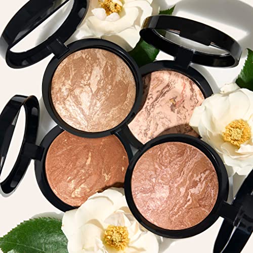 LAURA GELLER NEW YORK Baked Face and Body Frosting - Copper Glow - Supersize 3 Oz - Illuminating Bronzer Powder - Weightless Creamy Texture - Apply Wet or Dry