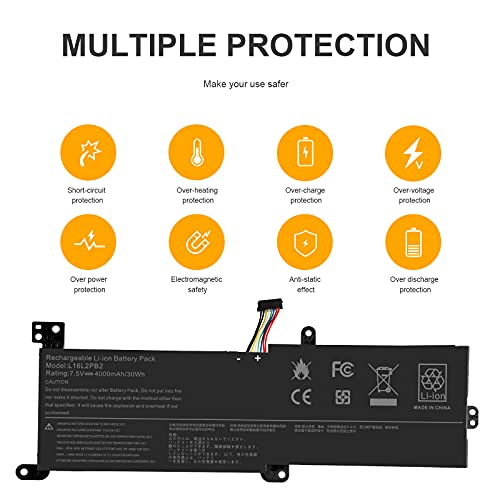 L16S2PB1 L16C2PB1 L16C2PB2 L16M2PB1 Battery for Lenovo IdeaPad 330 320-17IKB 320-14AST 320-14IAP 320-14IKB 320-14ISK 320-15ABR 320-15AST 320-15IAP 330-15IKB 320-15IKB S145-15AST L16L2PB2 L16L2PB1