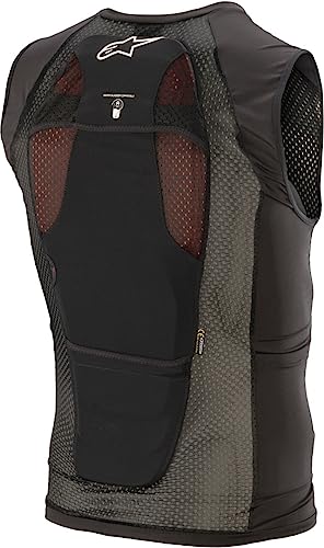 Alpinestars Men's Standard Paragon Plus Protection Vest, Black/White, M