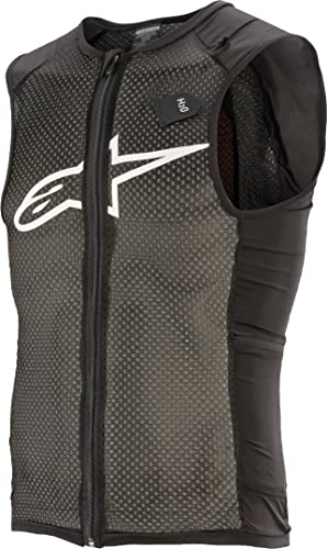 Alpinestars Men's Standard Paragon Plus Protection Vest, Black/White, M