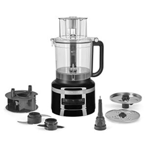 kitchenaid 13-cup food processor, onyx black