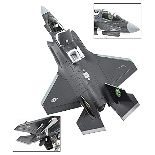 Busyflies Fighter Jet Model 1:72 F-35B Lightning II Attack Fighter Plane Model Diecast Military Airplane Model for Collection and Gift (F-35B- Lightning)