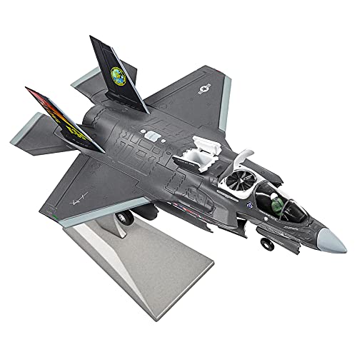 Busyflies Fighter Jet Model 1:72 F-35B Lightning II Attack Fighter Plane Model Diecast Military Airplane Model for Collection and Gift (F-35B- Lightning)